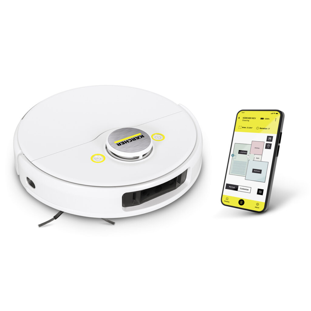 Karcher RCV5 Robot Vacuum with Wiping Function - Cleaning Clinic